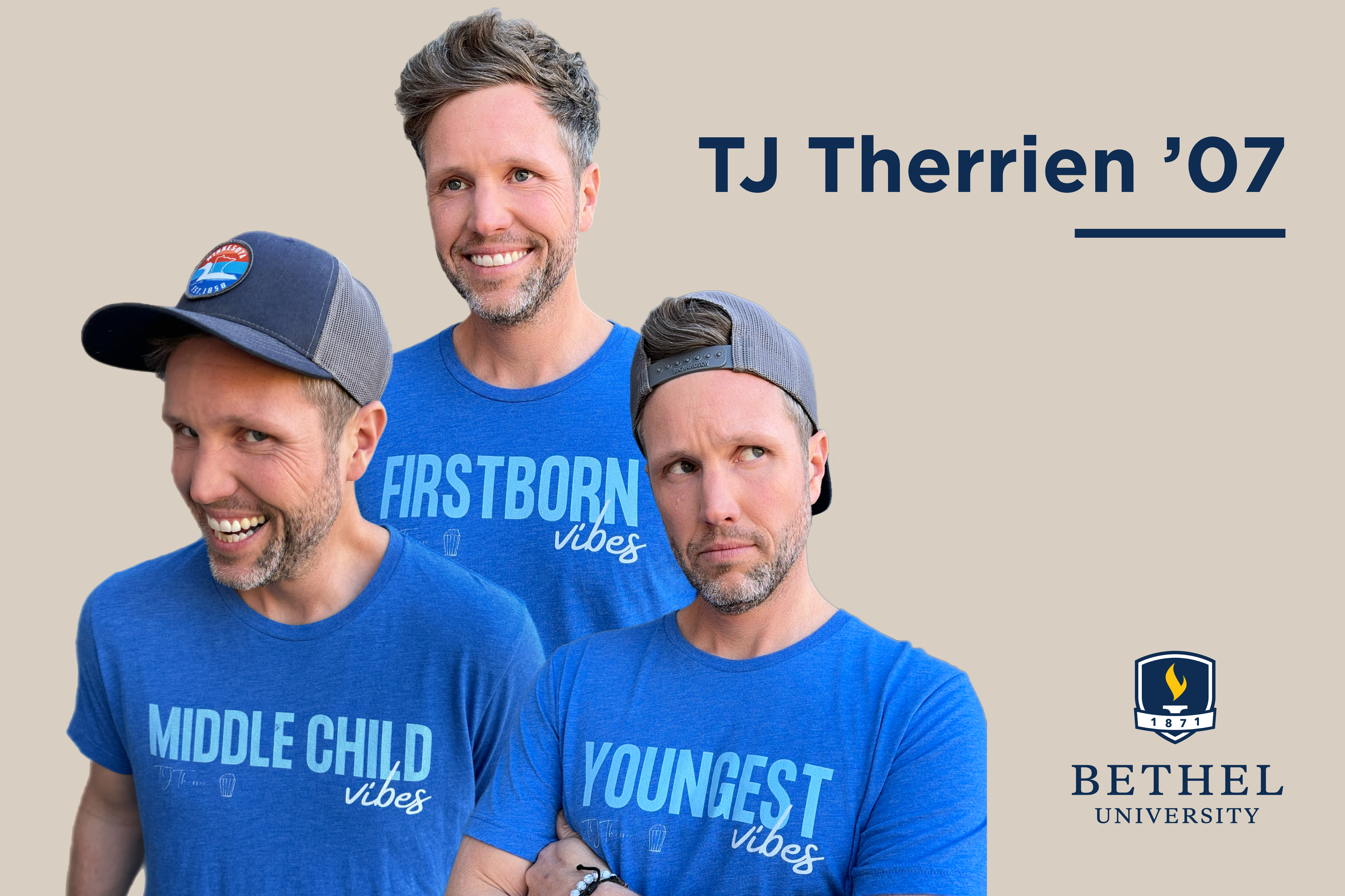 How Bethel Graduate TJ Therrien ’07 turned birth order into comedy gold ...