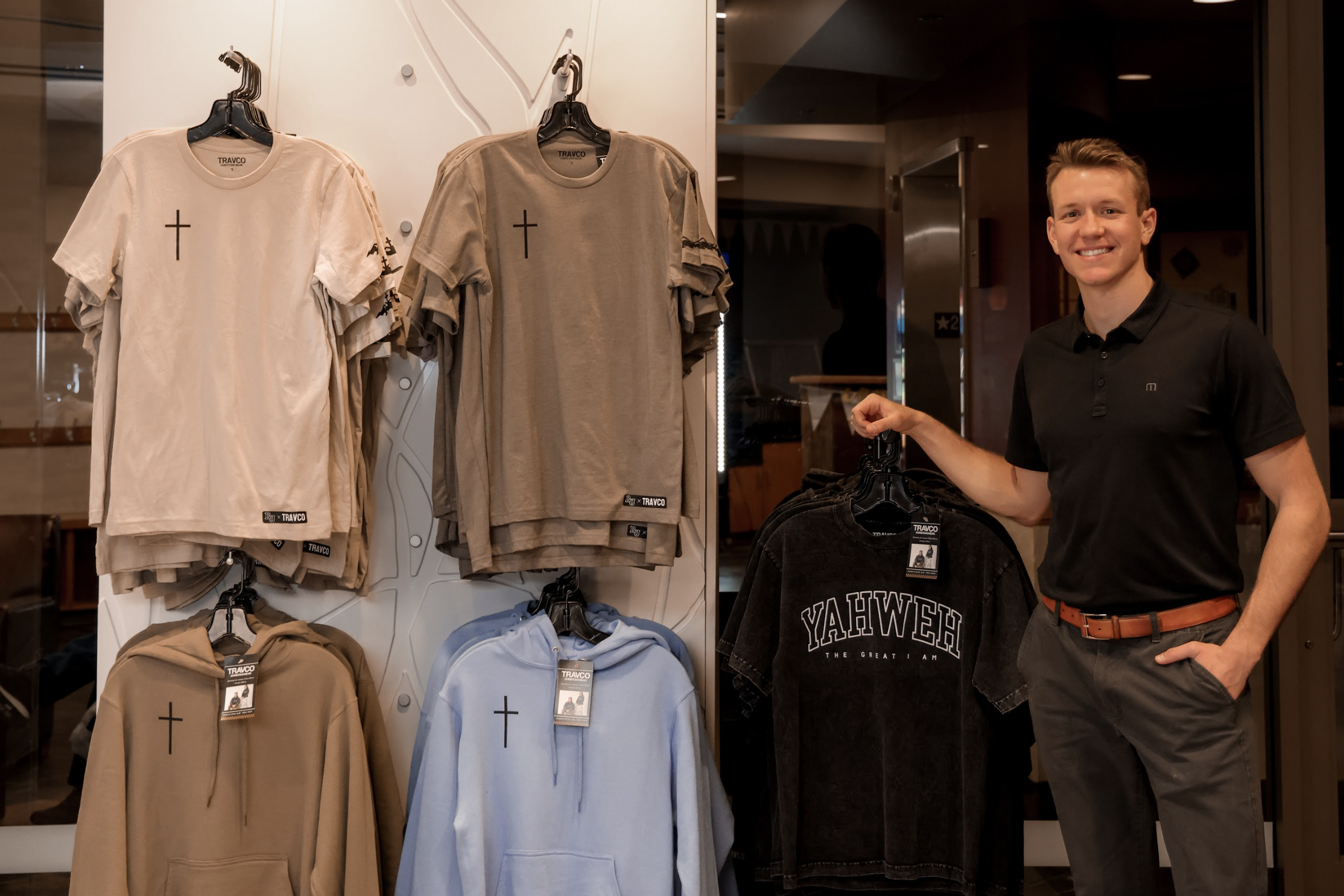 Travis Jensen ’24 shares Jesus through his faith-based apparel ...